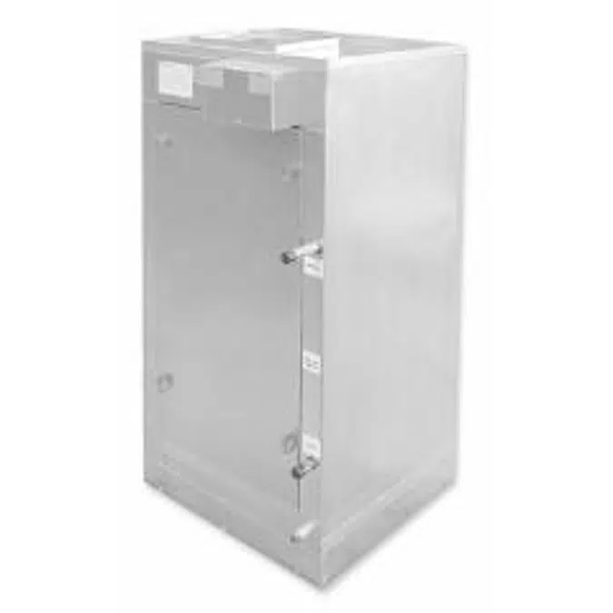 BIM objects - Free download! Vertical, Reduced-Footprint Blower-Coil ...