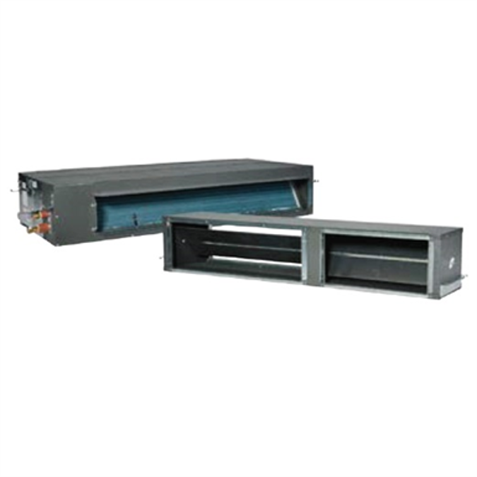 BIM objects - Free download! YORK® VRF Ducted Medium Static Indoor Unit ...