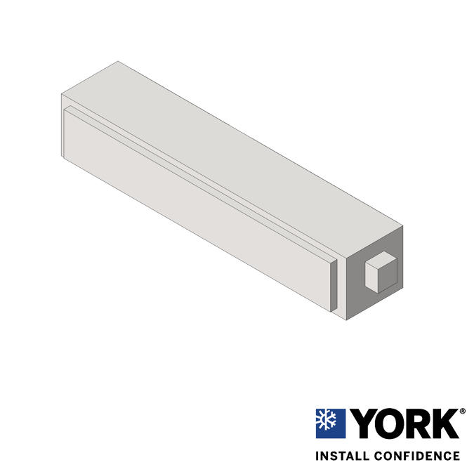 BIM objects - Free download! YORK® VRF Ducted Medium Static Indoor Unit ...
