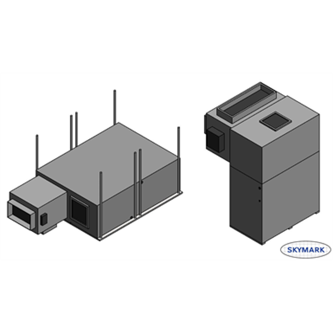 BIM objects - Free download! DSH & DSV SKYMARK Air-Cooled Self ...