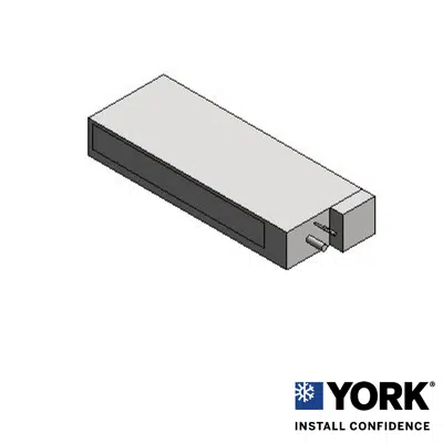 BIM objects - Free download! YORK® VRF Wall Mount Indoor Unit Variable ...