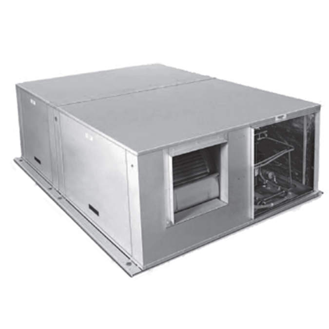 BIM objects - Free download! DSH & DSV JCI Air-Cooled Self-Contained ...