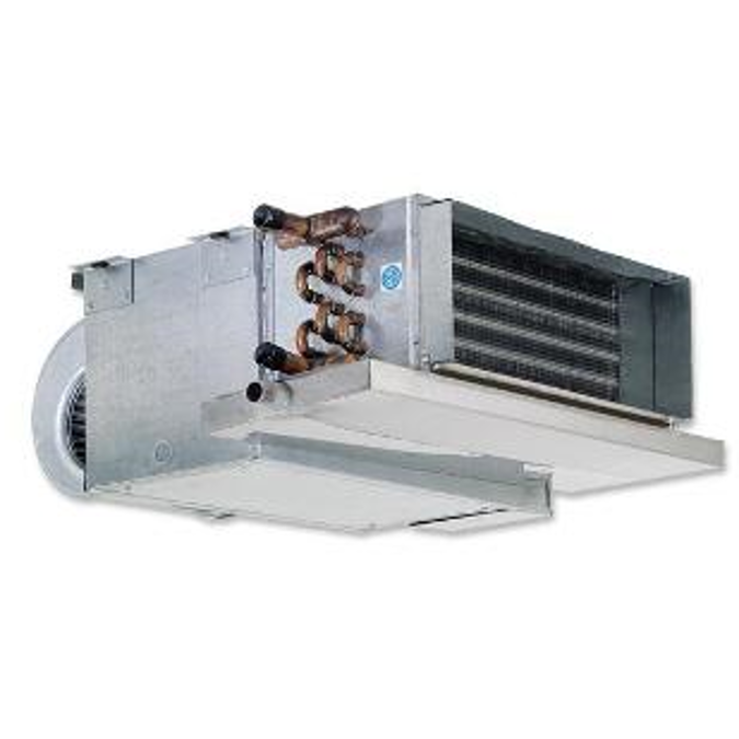 BIM objects - Free download! FH Fan-Coil Units Low Profile, Horizontal ...