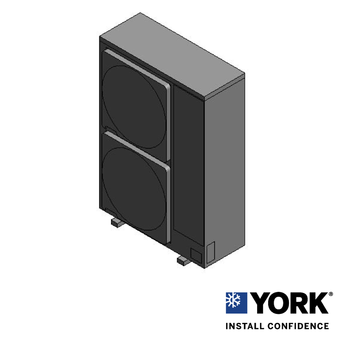 BIM objects - Free download! YORK® Mini VRF 03-05 Ton Outdoor Unit ...