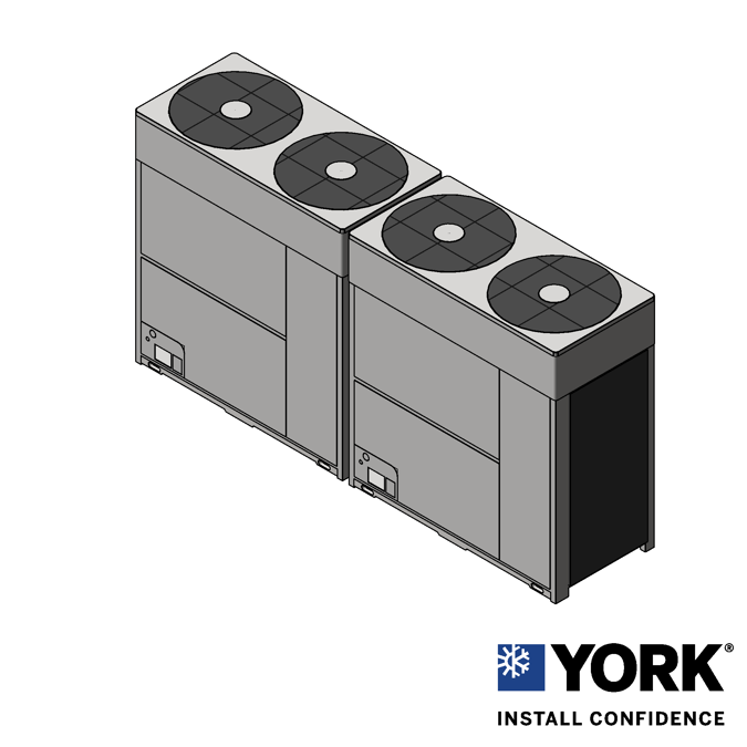 BIM objects - Free download! YORK® VRF Gen II 18-30 Ton Outdoor Unit ...