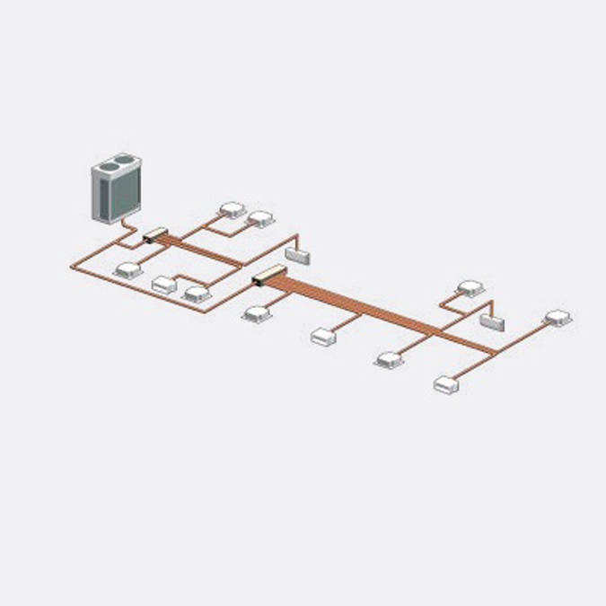 BIM objects - Free download! YORK® VRF Change Over Box Variable ...