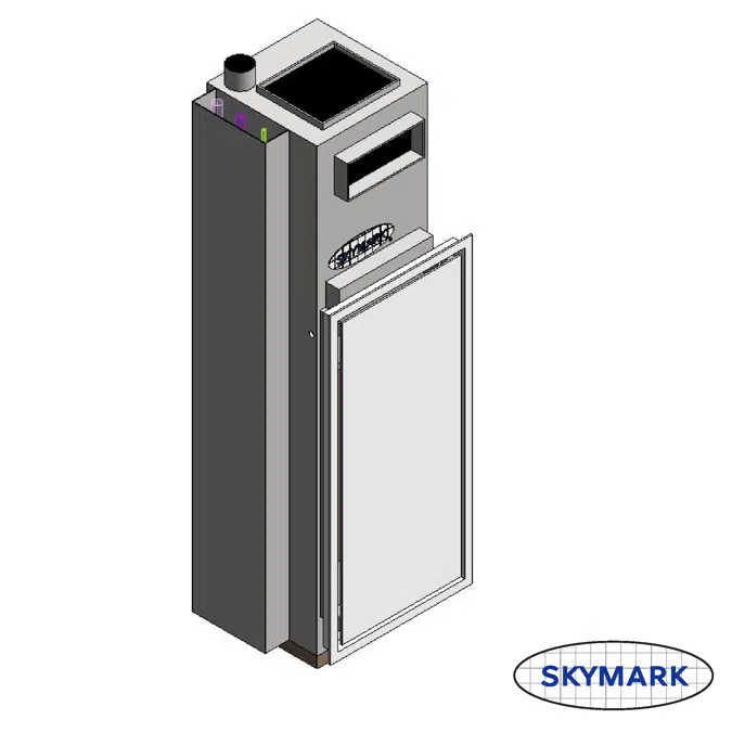 BIM objects - Free download! VSCS SKYMARK Vertical Stacked, Water ...