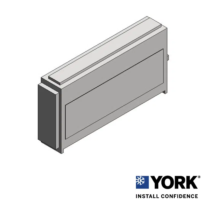 BIM objects - Free download! YORK® VRF Floor Concealed Indoor Unit ...