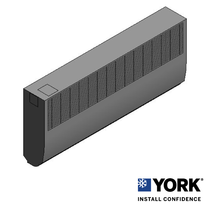 BIM objects - Free download! YORK® VRF Ceiling Suspended Indoor Unit ...