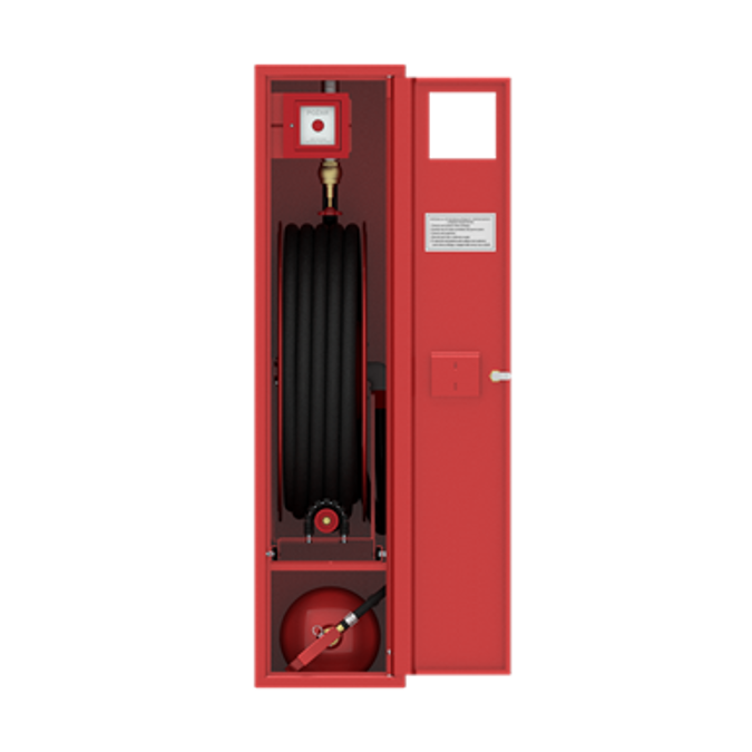 BIM objects - Free download! Indoor hydrant 25: HW-25N-SK-20/30 + ROP ...