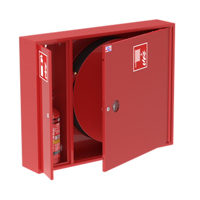 Objetos BIM - ¡Descarga gratis! Indoor hydrant 25: HW-25NW-K-20/30 SLIM ...