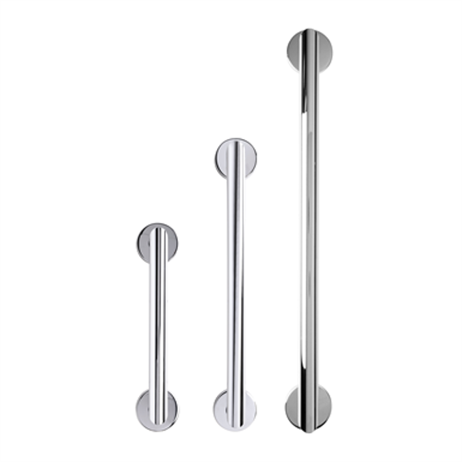 BIM objects - Free download! Mariner - SS Straight Grab Rails 300mm ...