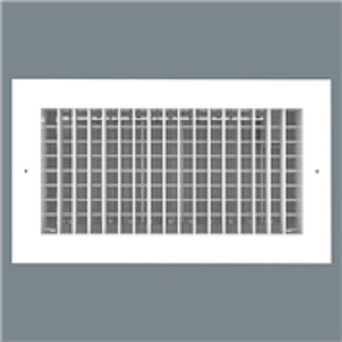 BIM objects - Free download! Double Deflection Grille - Aluminum - Lay ...