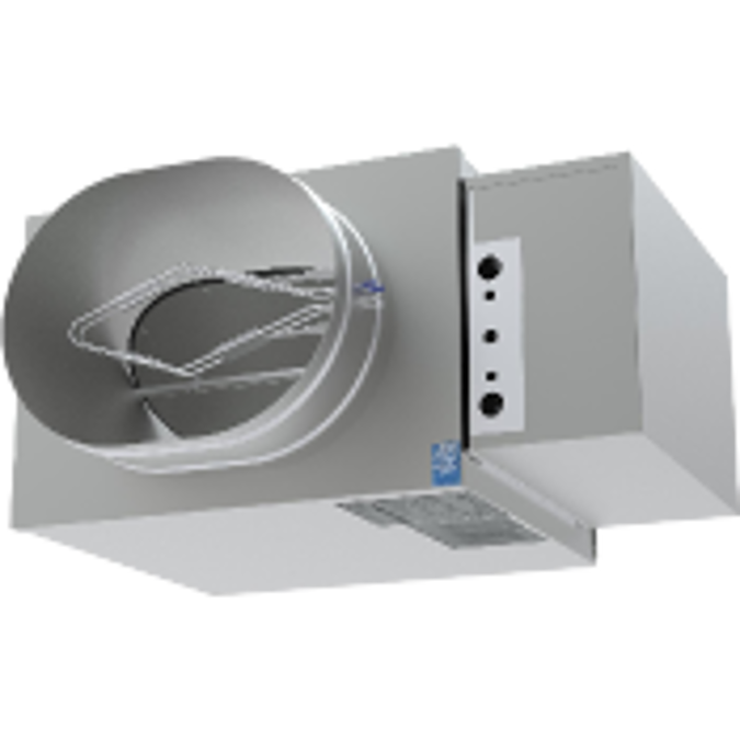 BIM objects - Free download! Low Profile Single Duct Air Terminal with ...