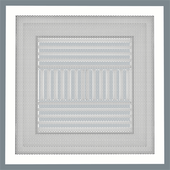 BIM objects - Free download! Aluminum Perforated Diffuser with Pattern ...