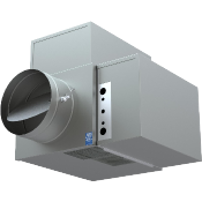 BIM objects - Free download! Bypass Terminal Unit with Sound Attenuator ...