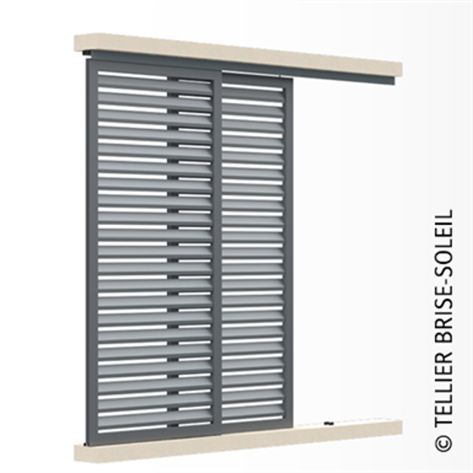 BIM objects - Free download! Sliding shutter possibility large size ...