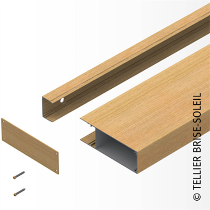 Objetos BIM - ¡Descarga gratis! Blade for facade cladding invisible ...