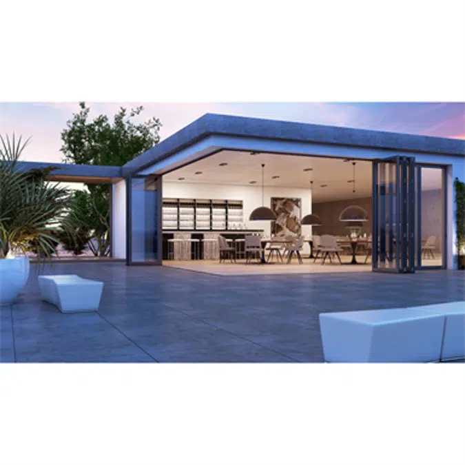 BIM objects - Free download! Folding Doors Aluminco FD4600 Series ...