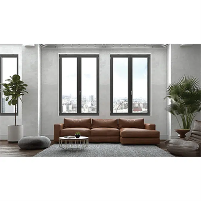 BIM objects - Free download! Windows and Doors ALUMINCO W4750 Series ...