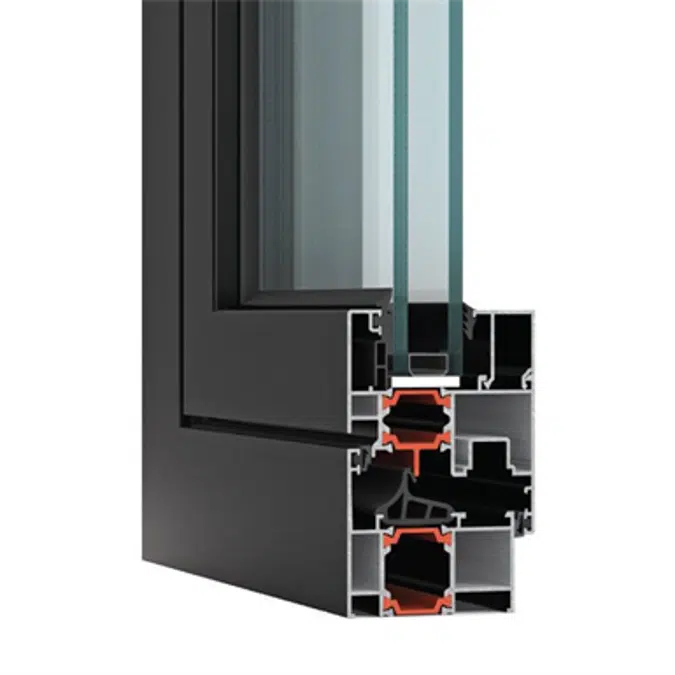 BIM objects - Free download! Windows and Doors ALUMINCO W450 Series ...