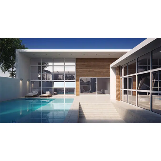 BIM objects - Free download! Windows and Doors ALUMINCO W450 Series ...