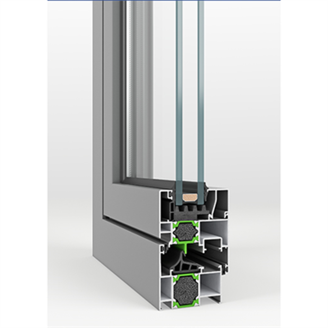 BIM objects - Free download! Windows and Doors ALUMINCO W450 Series ...