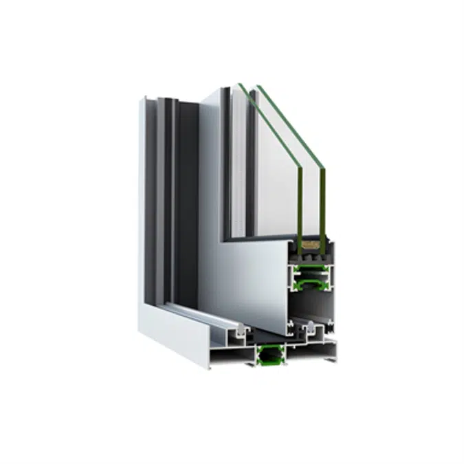 BIM objects - Free download! Sliding ALUMINCO SL2450 Series | BIMobject