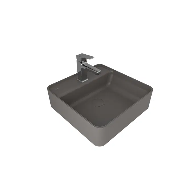 BIM objects - Free download! KaleSeramik Smartedge Square Washbasin | BIMobject