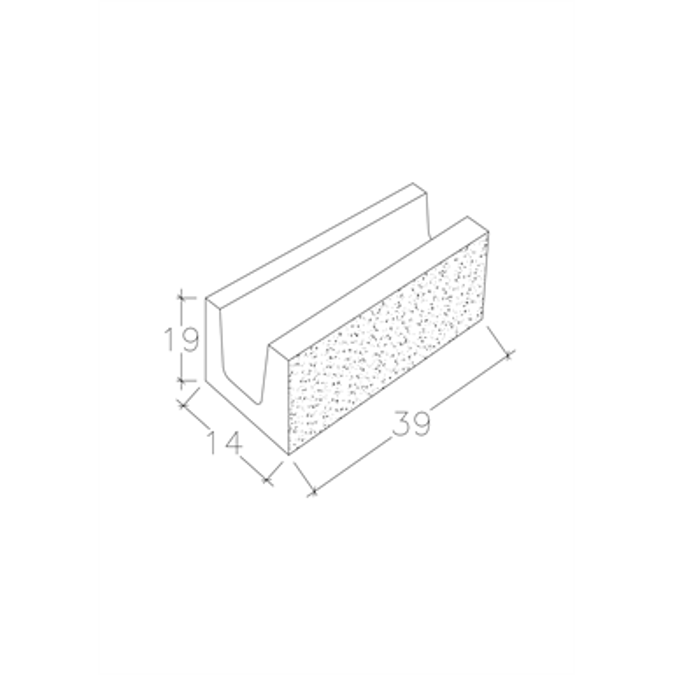 BIM objects - Free download! Bloque Split de Prefabricado de Hormigón ...