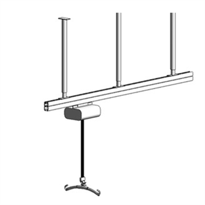MetaData.Title Liko Standard Single Rail Overhead Lift System | BIMobject