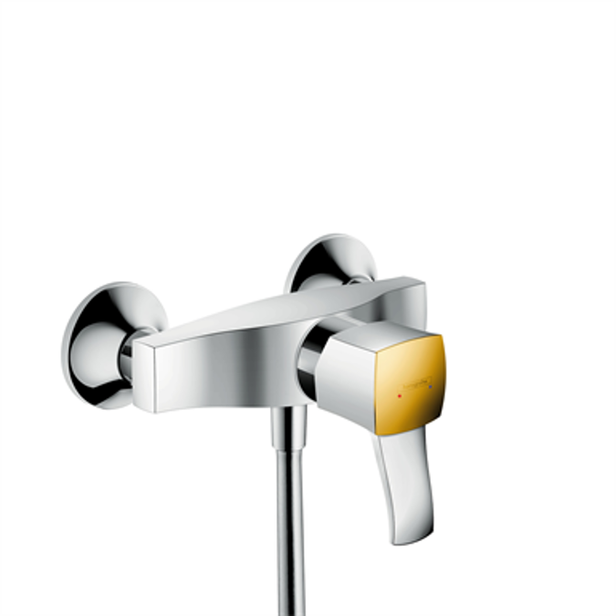 BIM objects - Free download! Metropol Classic Single lever shower mixer ...