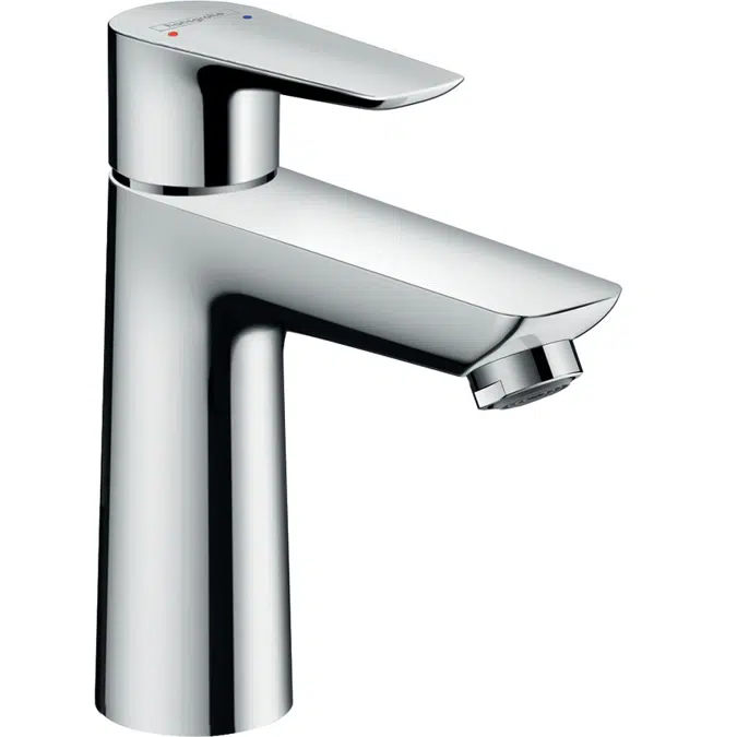 BIM objects - Free download! Talis E Single lever basin mixer 110 with ...