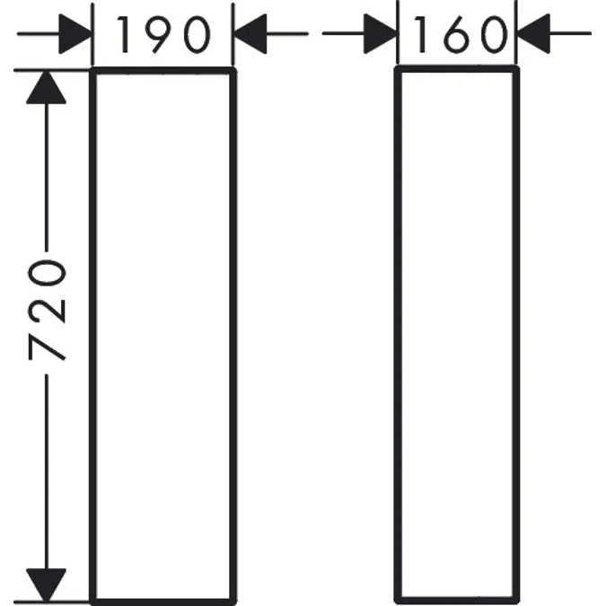 BIM objects - Free download! 60176XXX Xanuia Q Full pedestal for wash ...