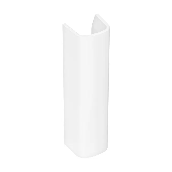 BIM objects - Free download! 60176XXX Xanuia Q Full pedestal for wash ...