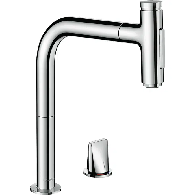 BIM objects - Free download! Metris Select M71 2-hole single lever ...