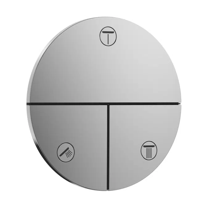 BIM objects - Free download! ShowerSelect Comfort S Valve for concealed ...