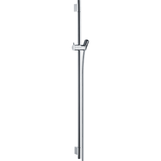 BIM objects - Free download! Unica Shower bar S Puro 90 cm with shower ...