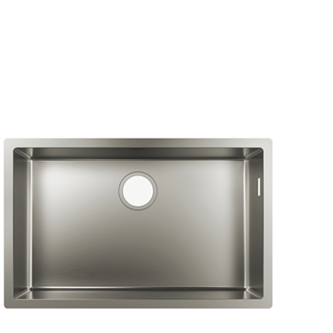 BIM objects - Free download! Under-mount sink 660 | BIMobject