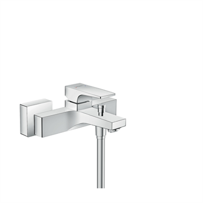 BIM objects - Free download! Metropol Single lever bath mixer for ...