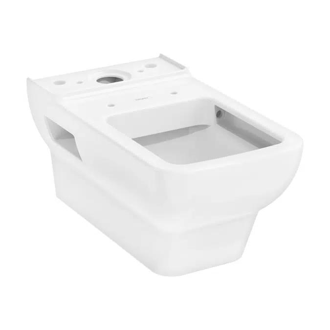 BIM objects - Free download! CreekTide Q Wall hung WC close coupled 640 ...