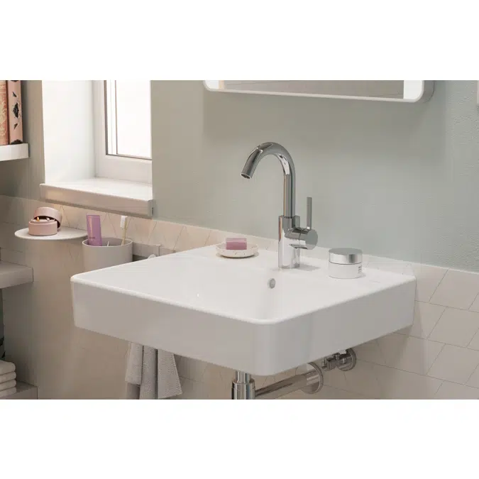 BIM object - 無料でダウンロードができます。 74741XXX Zesis S Single lever basin mixer ...