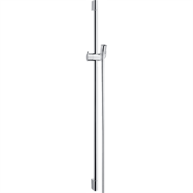 BIM objects - Free download! Unica Shower bar C 90 cm with shower hose ...