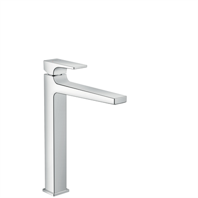 BIM objects - Free download! Metropol Single lever basin mixer 260 with ...