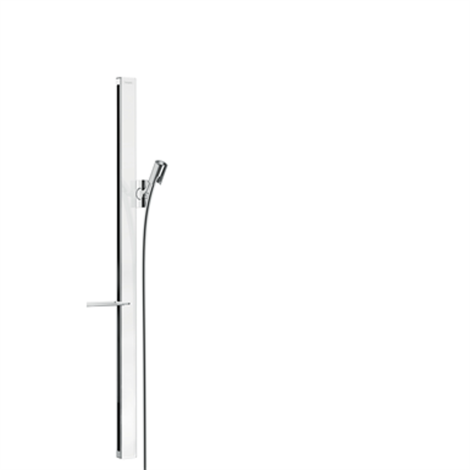 BIM objects - Free download! Unica Shower bar E 90 cm with shower hose ...