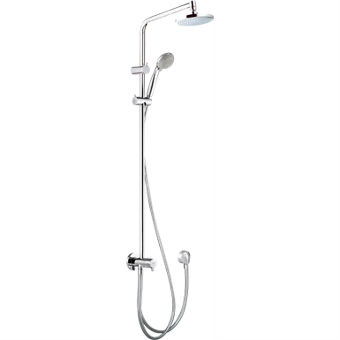 BIM objects - Free download! Croma Showerpipe 160 1jet Reno | BIMobject