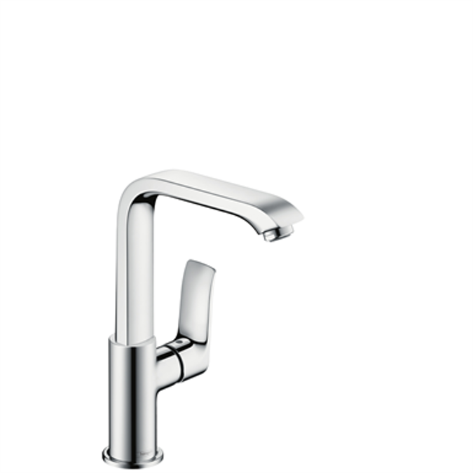BIM objects - Free download! Metris Single lever basin mixer 230 with ...