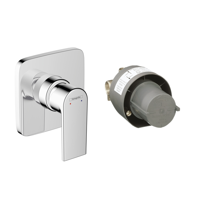 BIM objects - Free download! Vernis Shape Shower mixer set for ...