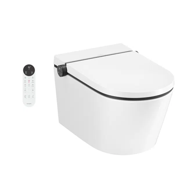 BIM objects - Free download! LavaPura Element S Wall hung Shower Toilet ...