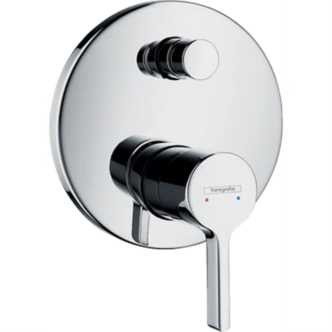 BIM objects - Free download! Metris S Single lever bath mixer for ...